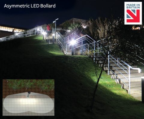 NEW - Asymmetric LED Bollard - Gemma Lighting